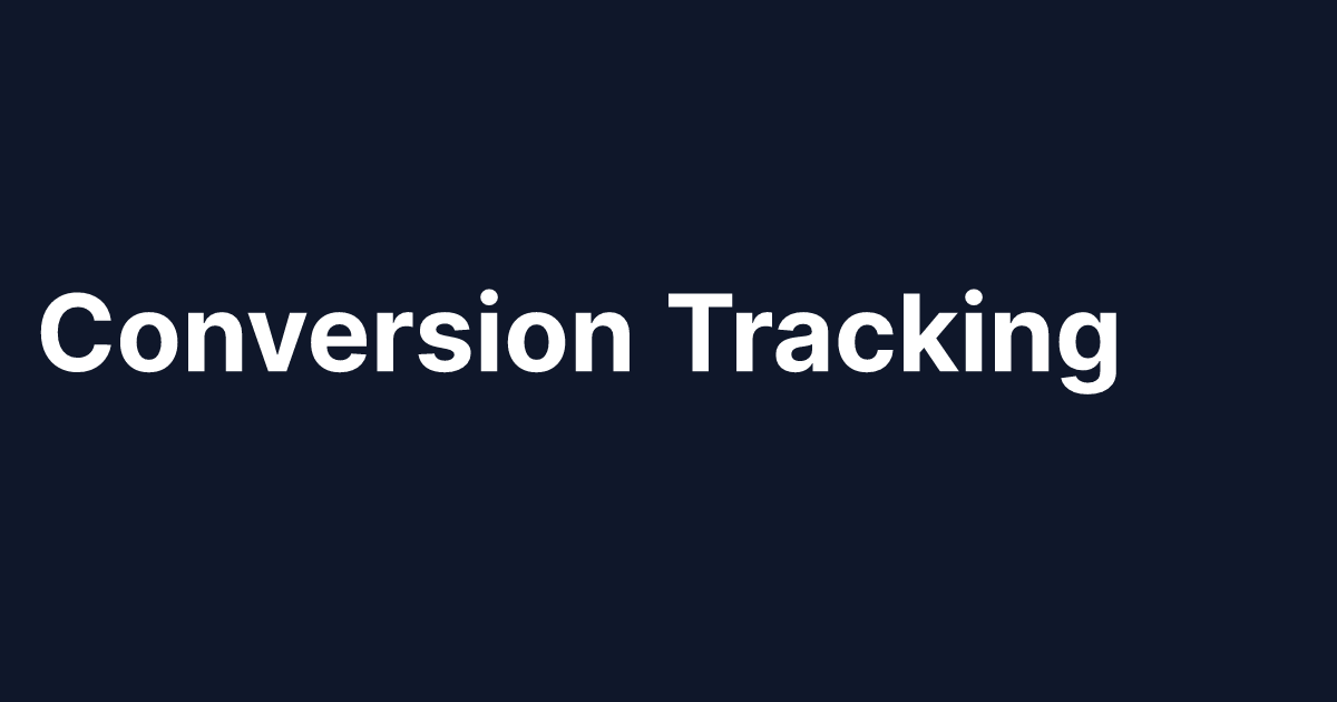 Conversion Tracking - Comm.com
